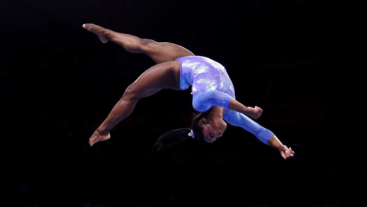 Simone Biles officially makes her return to competition