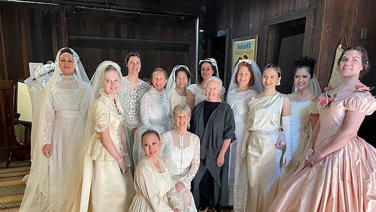A wedding dress restorer brings new life to more than 150 years of history