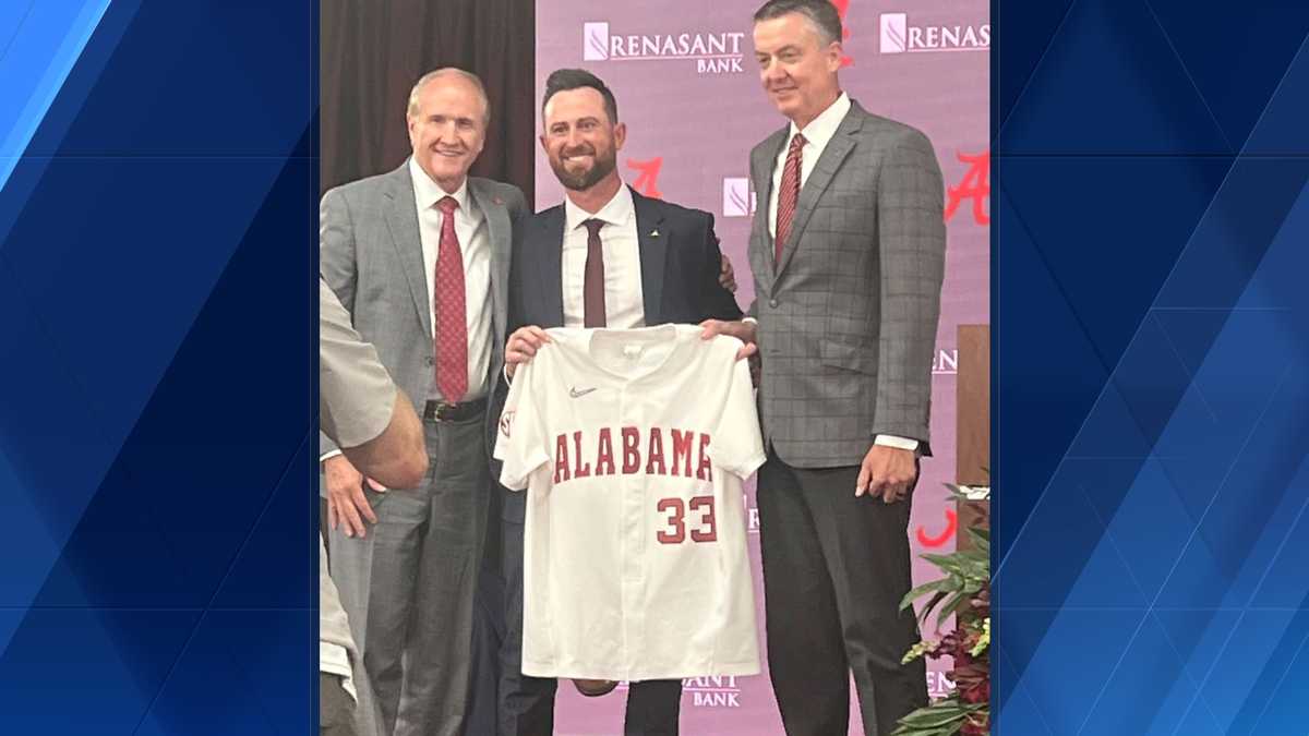 Alabama introduces new baseball coach Rob Vaughn
