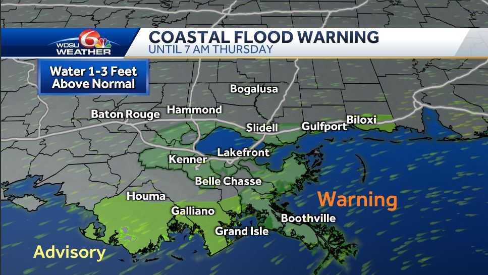 WDSU Weather Impact Day for Southeast Louisiana
