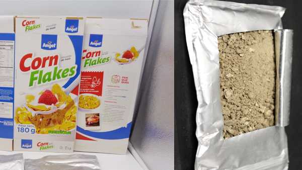 Cocaine-soaked cereal seized in Cincinnati