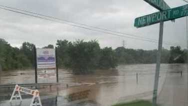 Flooded roadways slow traffic in Lancaster County