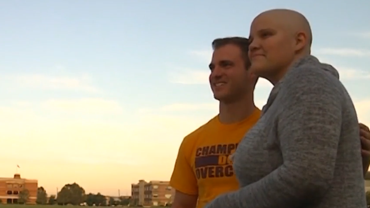 Cancer survivor walks 20 miles through Cincinnati to raise money for ...