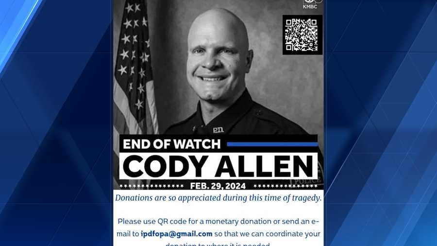 Ways you can help Independence police officer Cody Allen's family