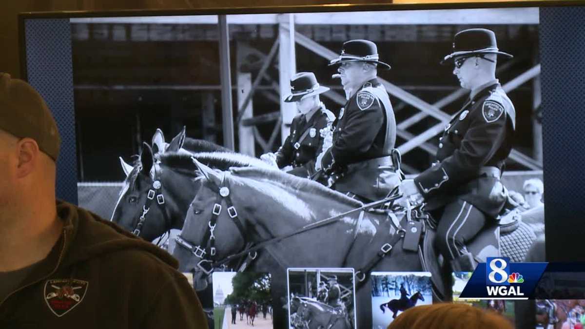 Pair of police horses say goodbye to the community ahead of retirement