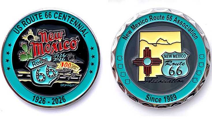 New Mexico Route 66 Association unveils centennial coin