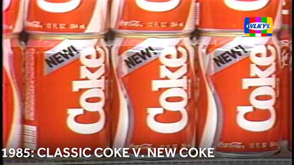 1985: 'New Coke' came out and people literally picketed in Louisville