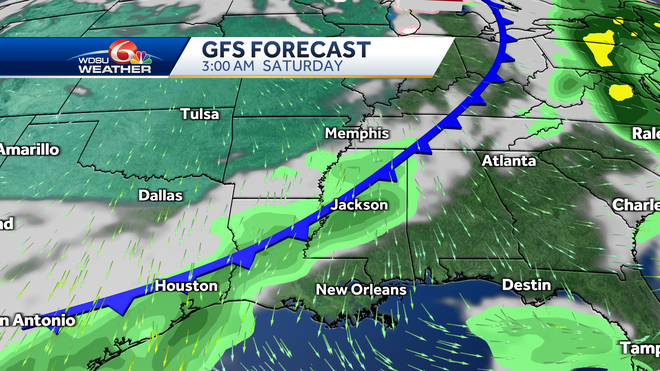 New Orleans Forecast fall weather cold front