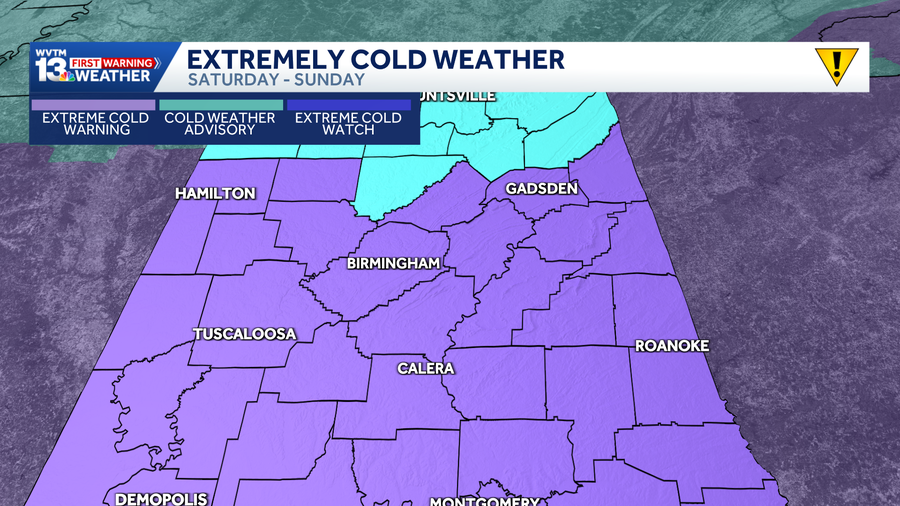 Tracking snow chances in Alabama this weekend