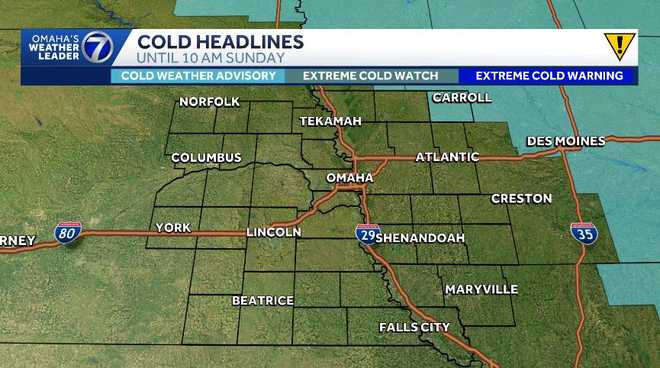 Omaha weather: Bitterly cold weekend may see temperatures fall below zero