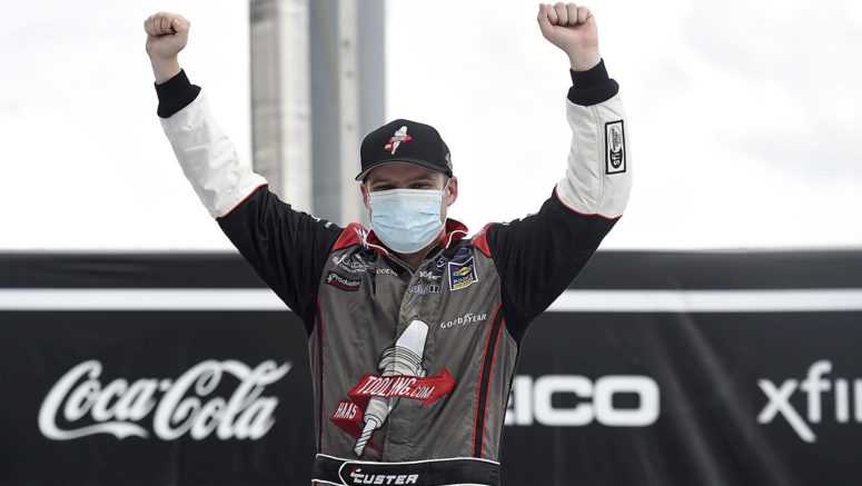 NASCAR Cup rookie Cole Custer wins in upset at Kentucky
