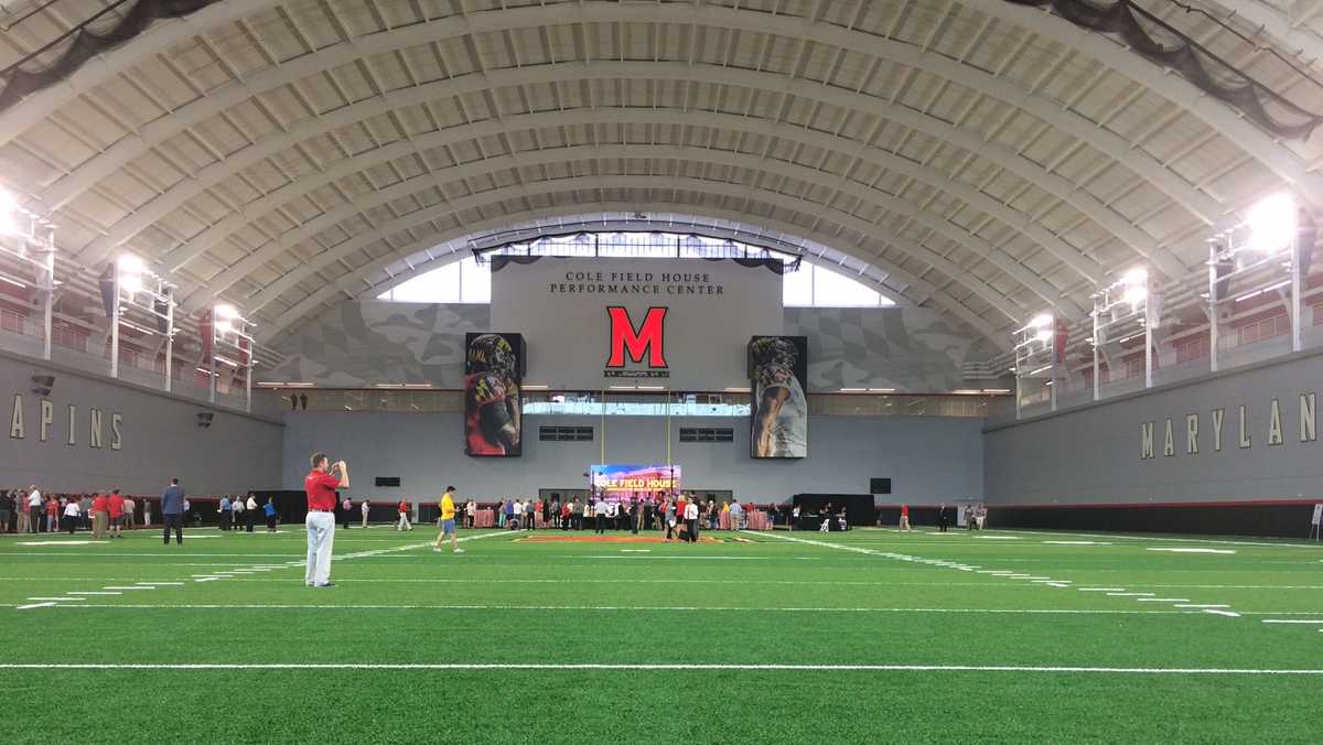 UMd. unveils new indoor practice field at Cole Field House