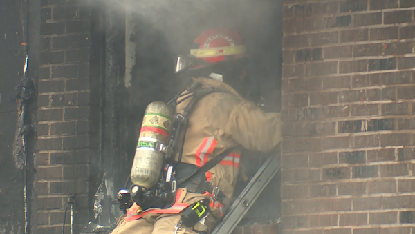 Flames, smoke damage townhouses in Colerain Township