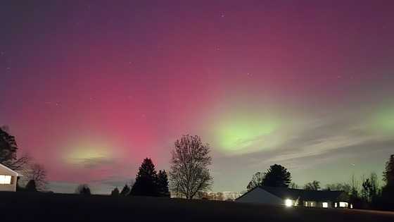 Northern Lights: Colorful skies seen across Maryland