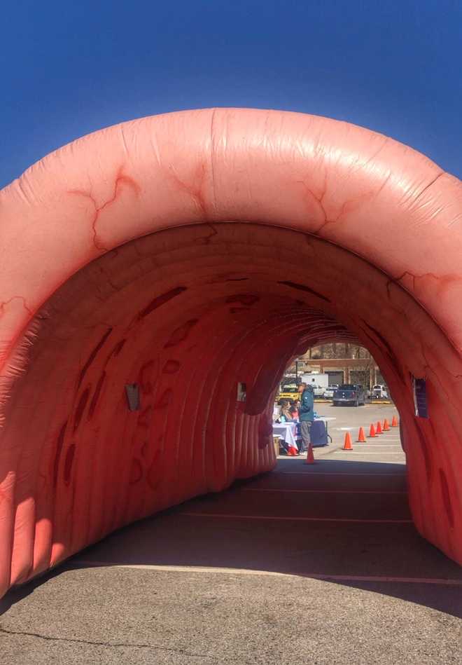 30-foot inflatable colon coming to Heard On Hurd in Edmond