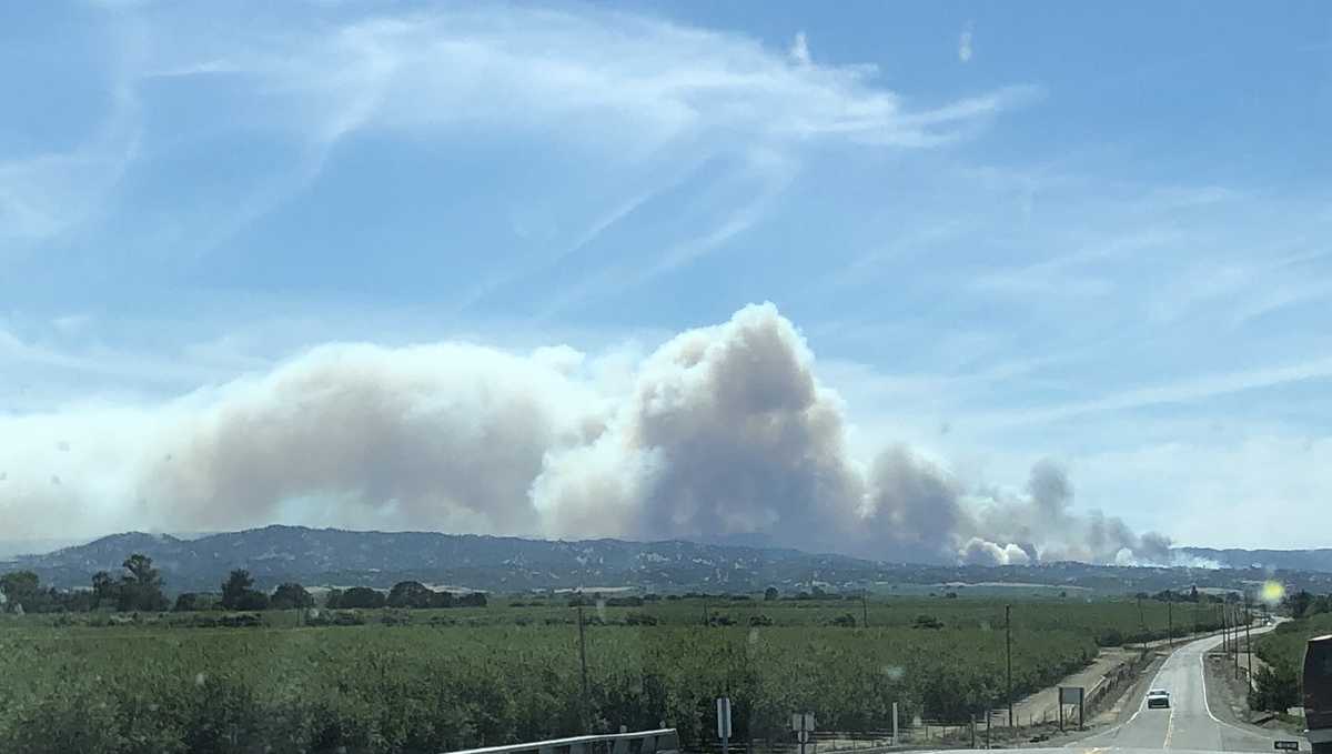 Firefighters battle fire outside Cameron Park