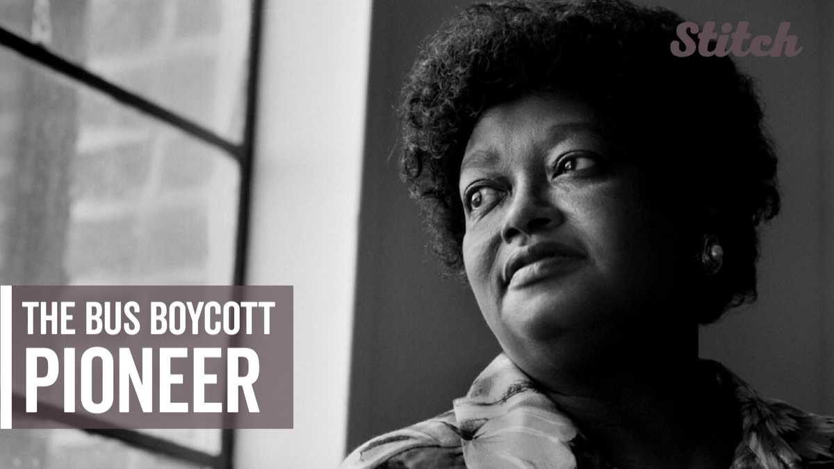 Claudette Colvin, the Alabama bus boycott pioneer
