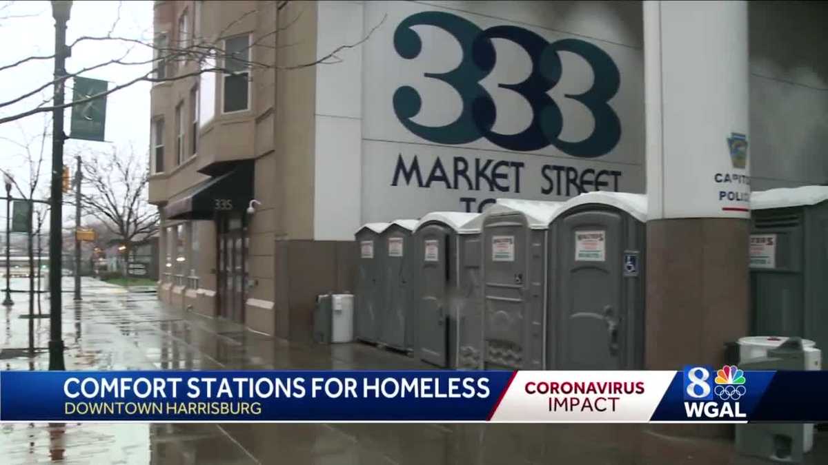 'Comfort stations' installed to help the homeless of Harrisburg