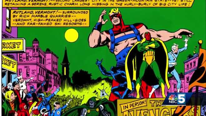 Rutland's new sculpture honors Batman and Halloween parade organizer ...