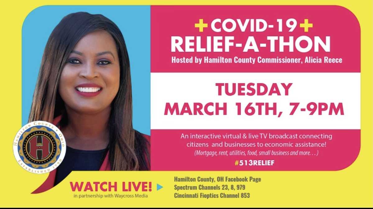 Hamilton County Commissioner Alicia Reece hosts COVID-19 Relief-A-Thon