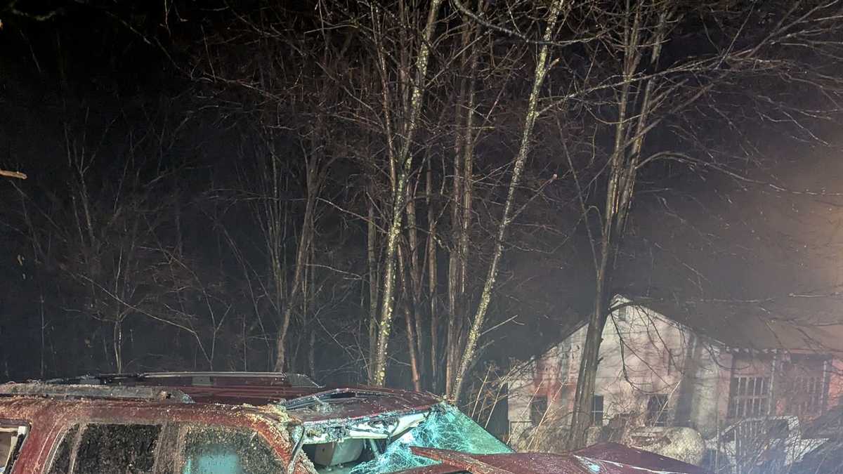 1 injured, 3 others evaluated after rollover crash in Indiana County