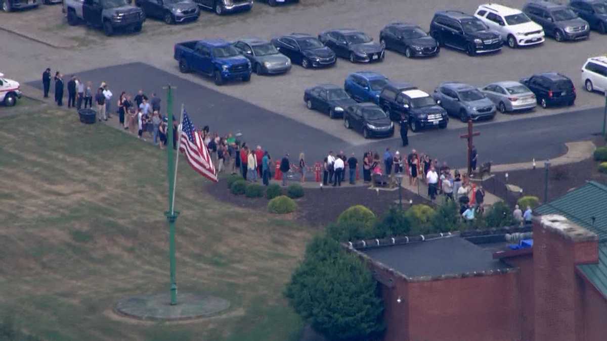 Corey Comperatore visitation held in Freeport, Pennsylvania