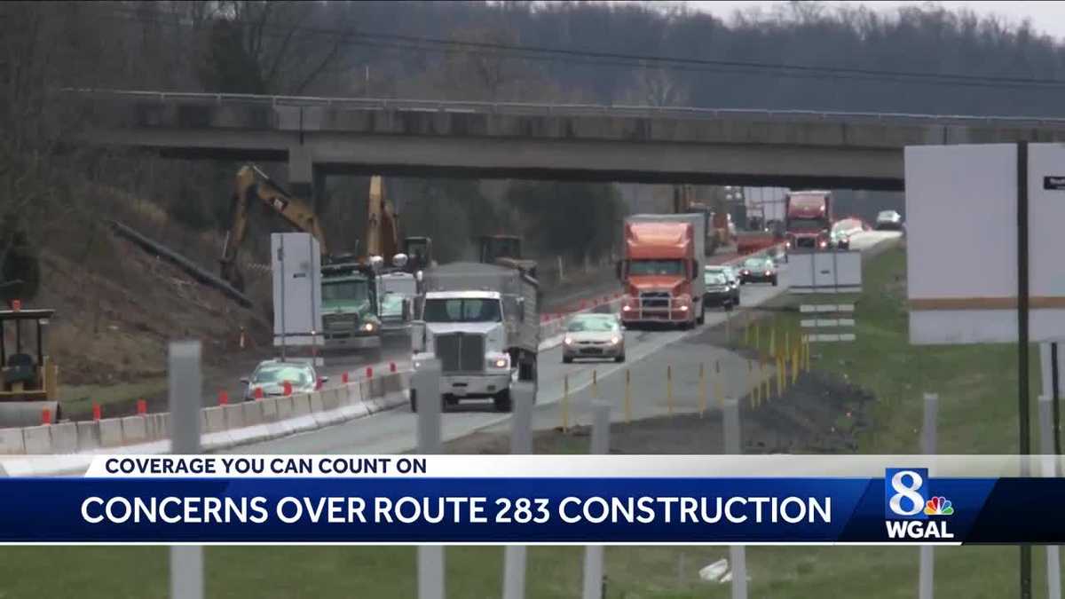 Accident raises concerns about Route 283 construction