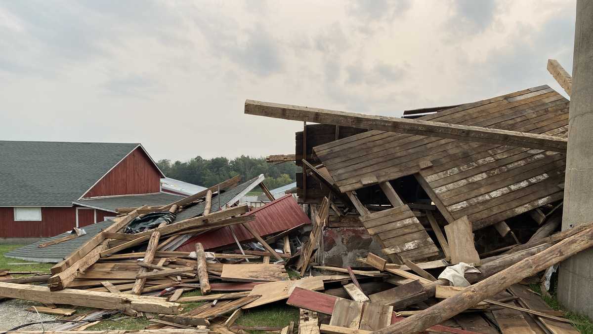 Family barn, built in 1864, destroyed by EF-1 tornado