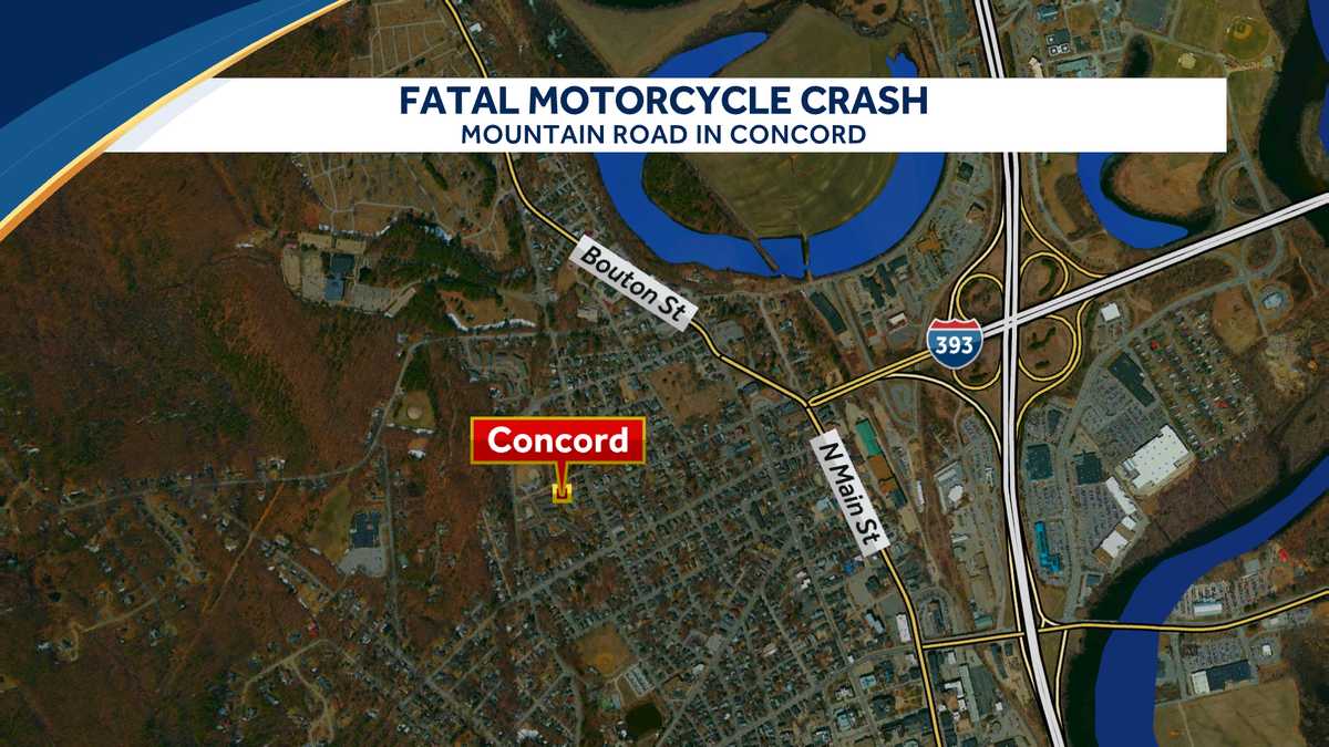 Concord, New Hampshire motorcycle crash: 1 dead
