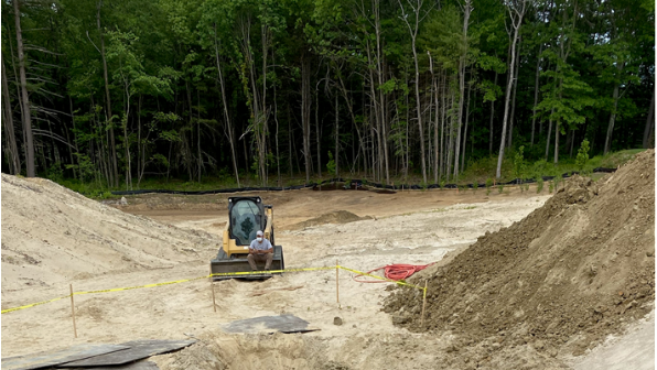 Retired firefighter sees man fall into trench, helps with rescue