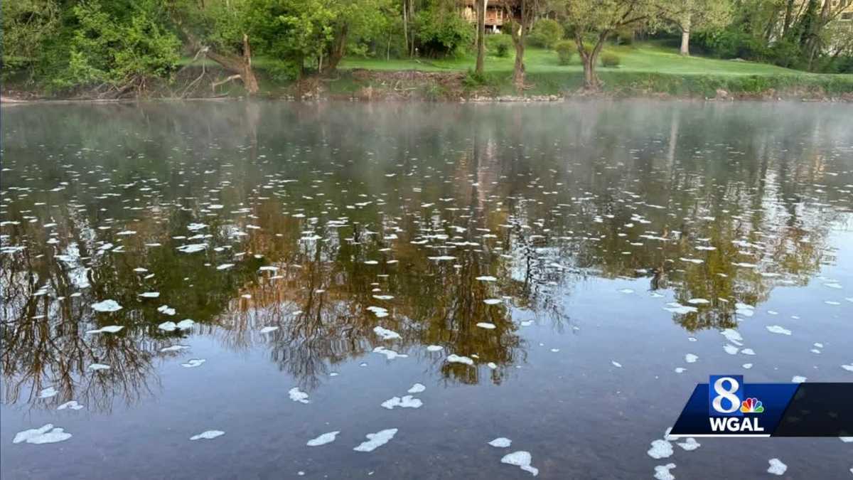 Here's why foam formed in the Conestoga River