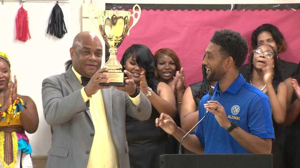 Students celebrate first day of school with increased attendance