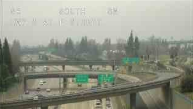 Lanes reopened on southbound I-5 near U.S. 50 connector after rollover ...