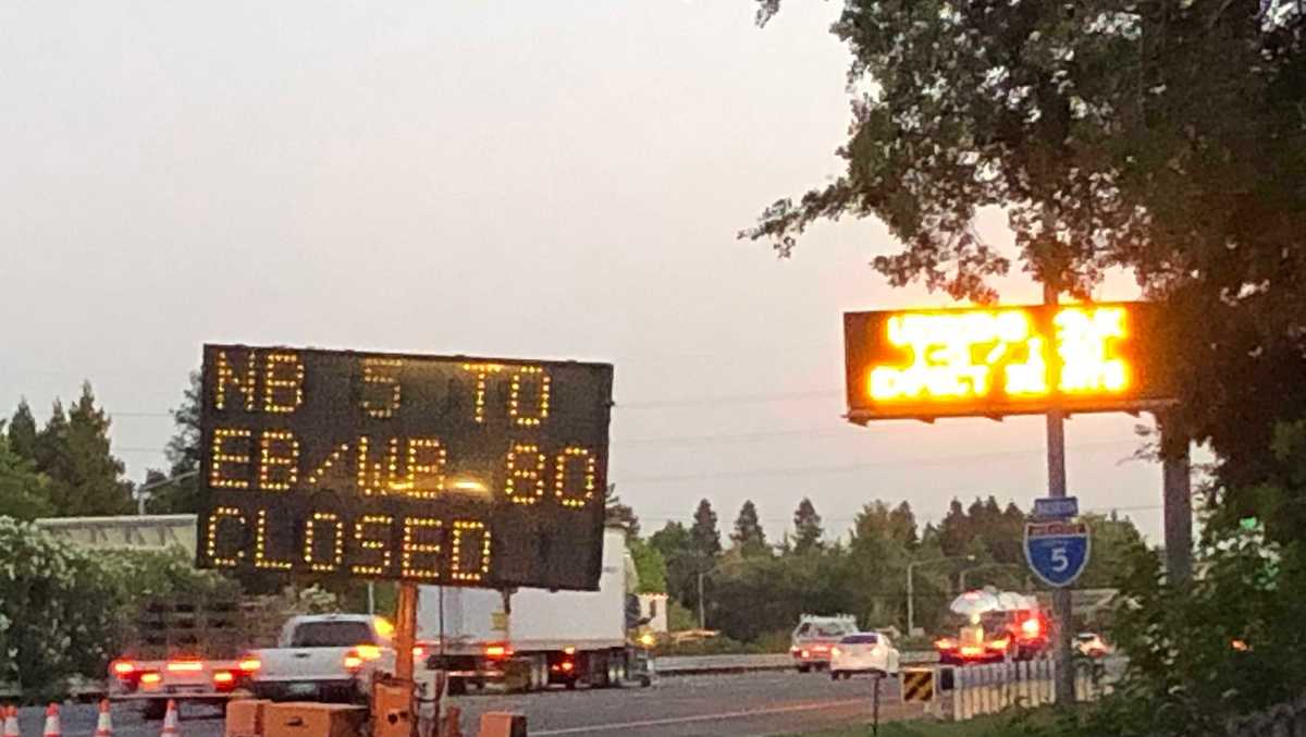 Traffic Alert: Weekend ramp closures affect I-5, I-80 in Sacramento