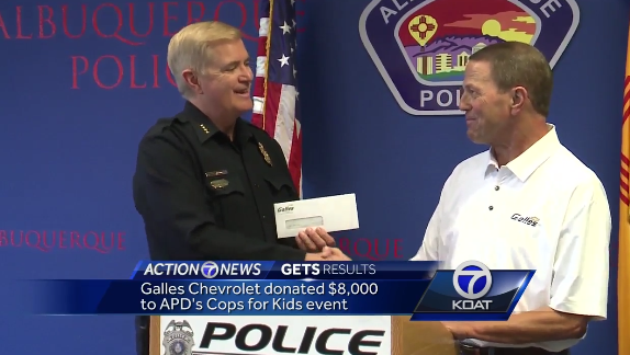 "Cops for Kids” receives generous donation from community member
