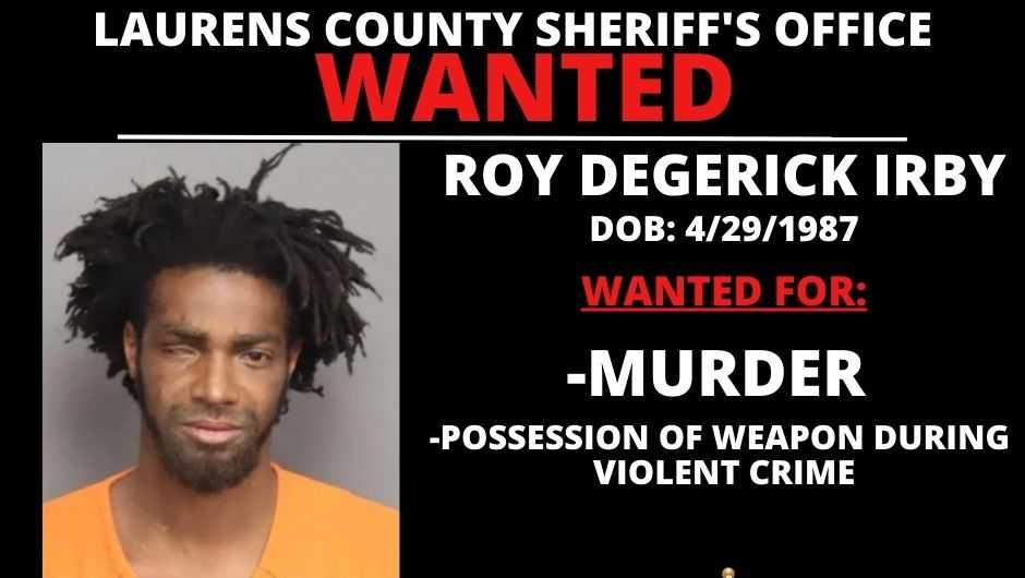South Carolina: Man wanted for murder