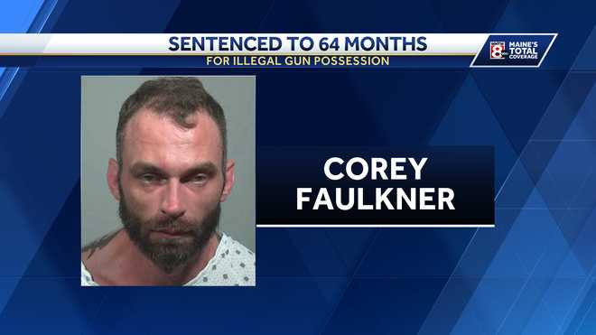 Westbrook man sentenced to 64 months for illegal gun possession