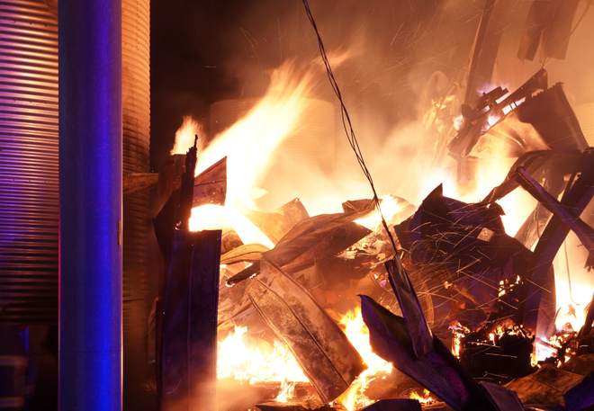 Iowa fire: Corning feed mill destroyed in large fire