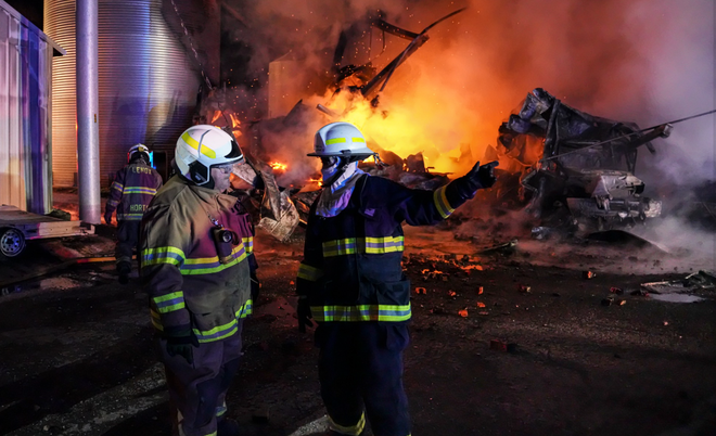 Iowa fire: Corning feed mill destroyed in large fire
