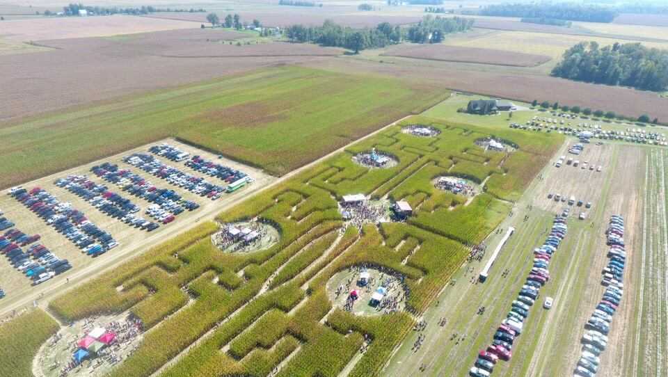 There’s a giant beer festival in the middle of an Indiana corn maze
