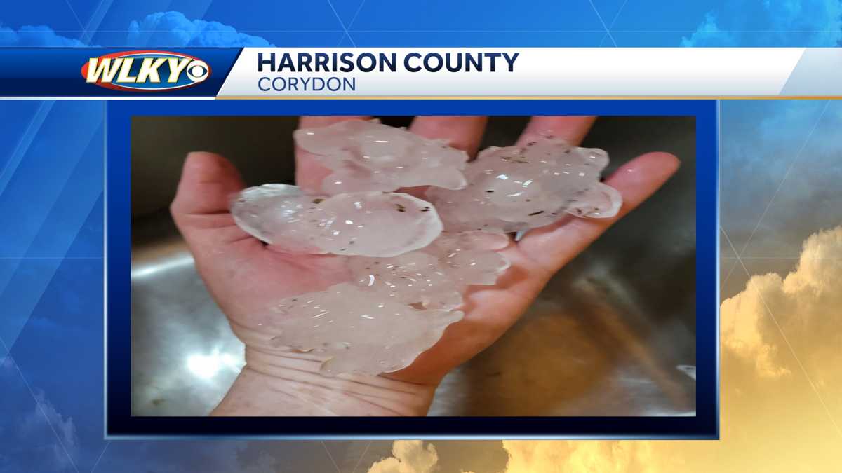 Photos: Damaging winds and large hail hit Indiana and Kentucky