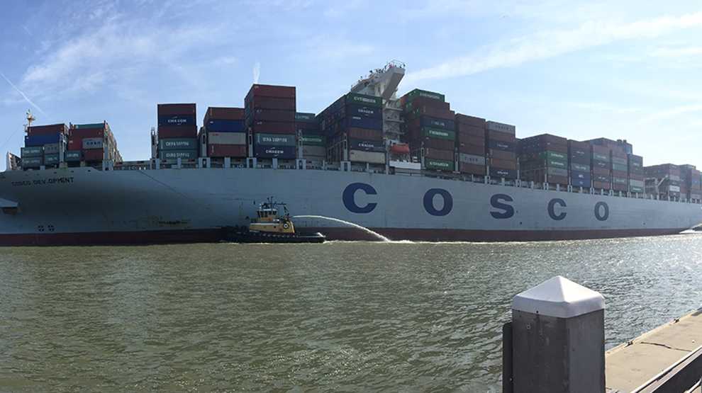 Time-lapse: See the largest container ship to ever arrive in Savannah ...