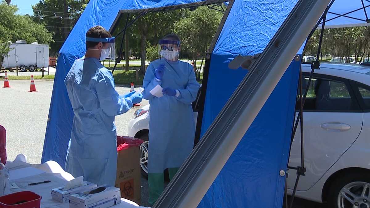 COVID-19 mobile testing clinics setup in Jasper County