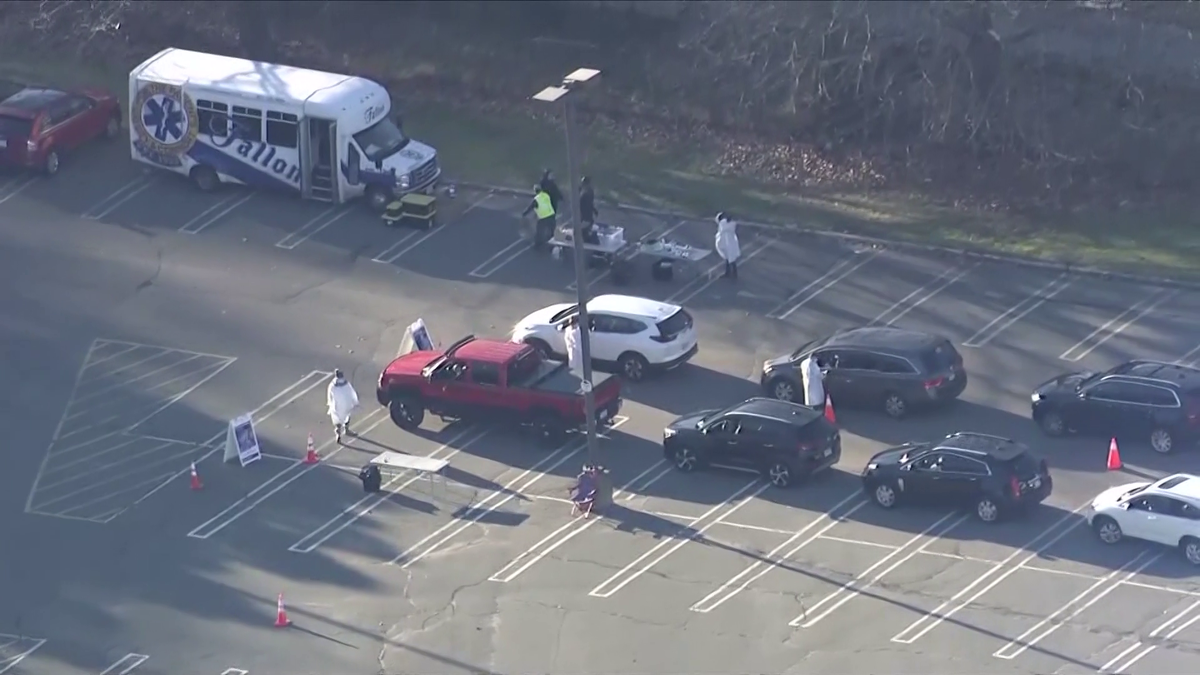 Long lines for COVID-19 testing throughout Massachusetts