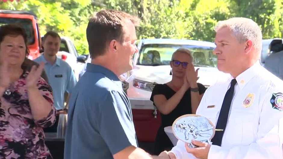 Seminole County man receives award for saving co-worker's life