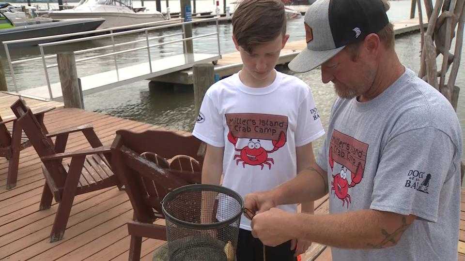Next generation of crabbers start at Miller’s Island Crab camp