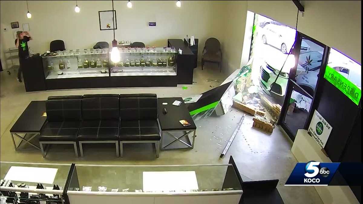 Car crashes into front of metro medical marijuana dispensary