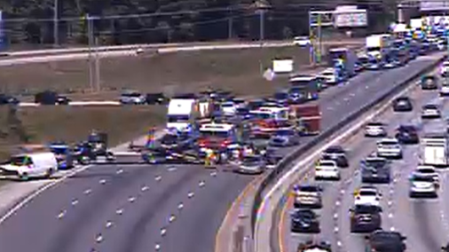 Back up cleared on I-85 after crash shuts down some lanes in Greenville ...