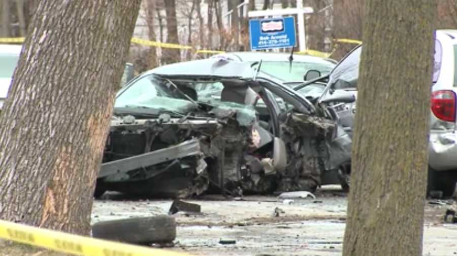 High speed chase, fiery crash & shooting: 1 dead