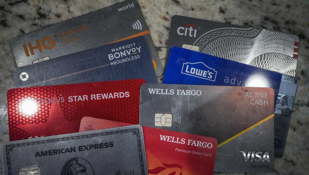 Credit card delinquencies are rising.
